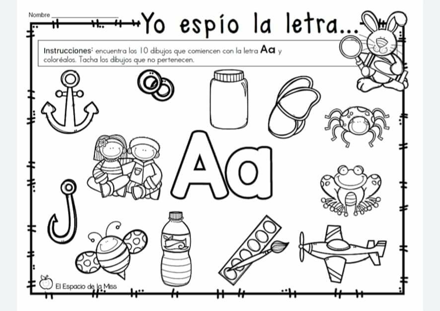 CUADERNO YO ATENCIÓN Y LECTURA "YO ESPÍO LA LETRA - Imagenes Educativas