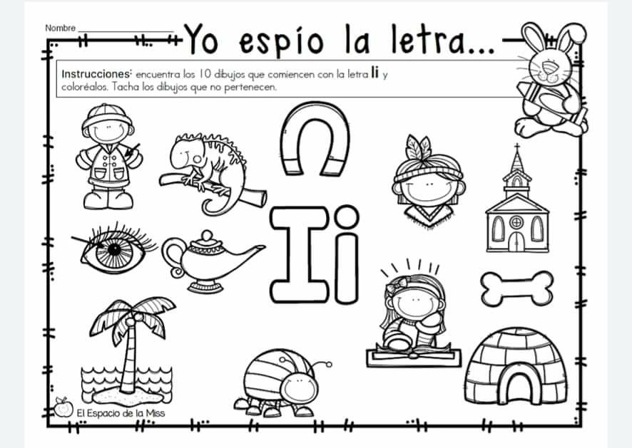 CUADERNO YO ATENCIÓN Y LECTURA "YO ESPÍO LA LETRA - Imagenes Educativas