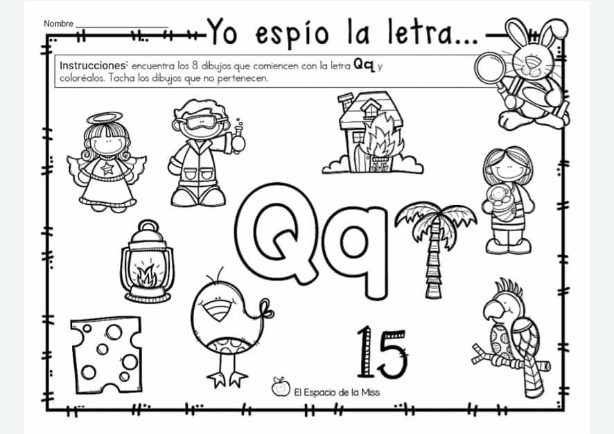 CUADERNO YO ATENCIÓN Y LECTURA "YO ESPÍO LA LETRA - Imagenes Educativas