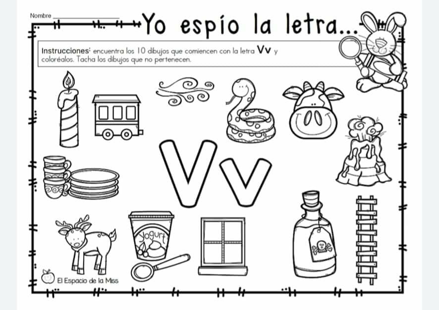 CUADERNO-YO-ESPIO-LA-LETRA-28 - Imagenes Educativas