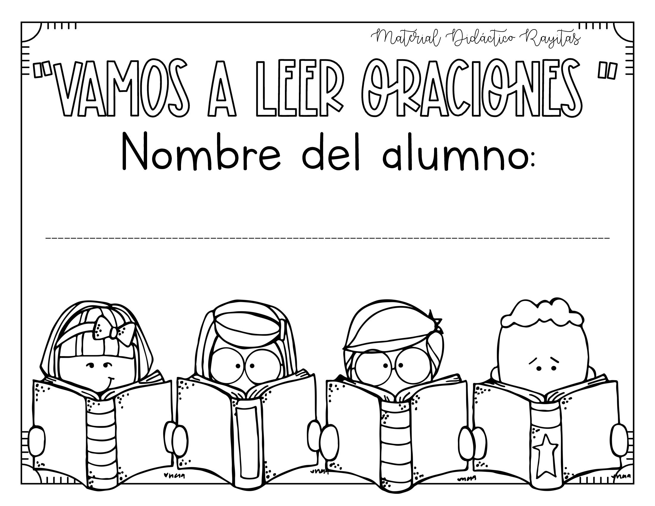YO PUEDO LEER ORACIONES - Imagenes Educativas