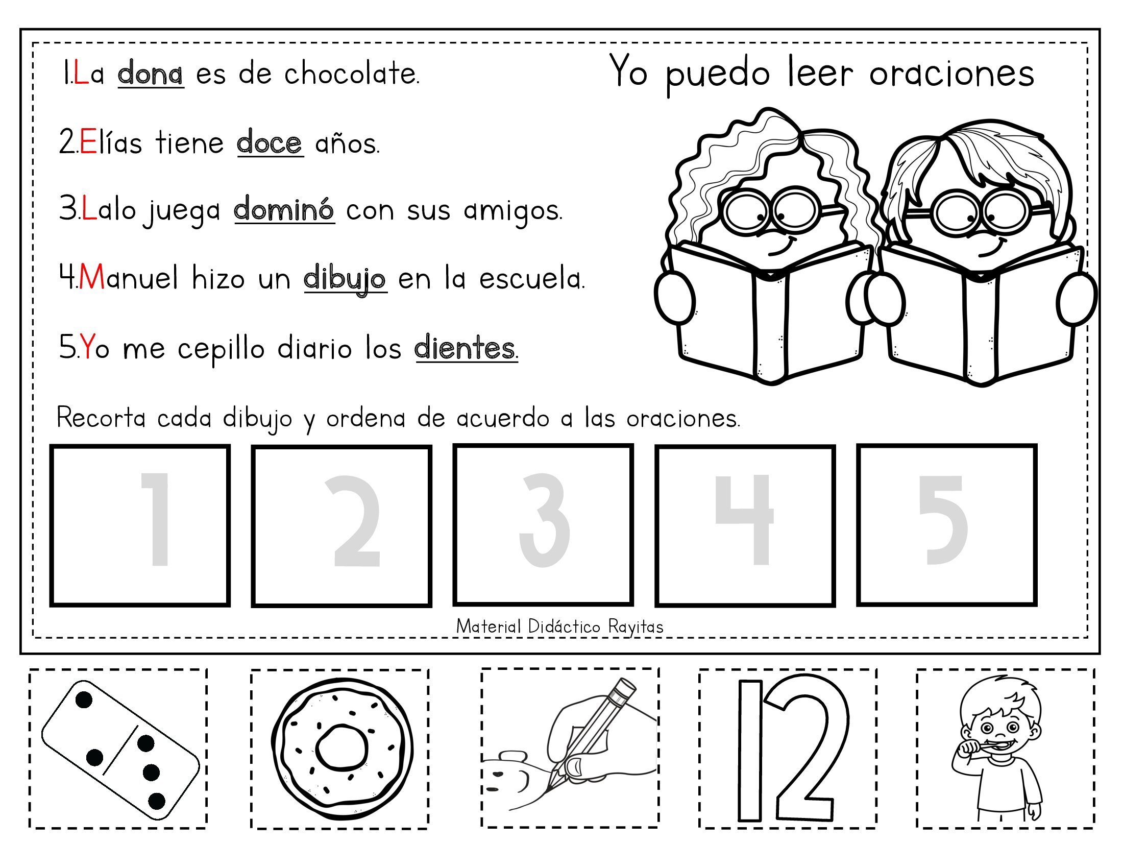 YO PUEDO LEER ORACIONES - Imagenes Educativas