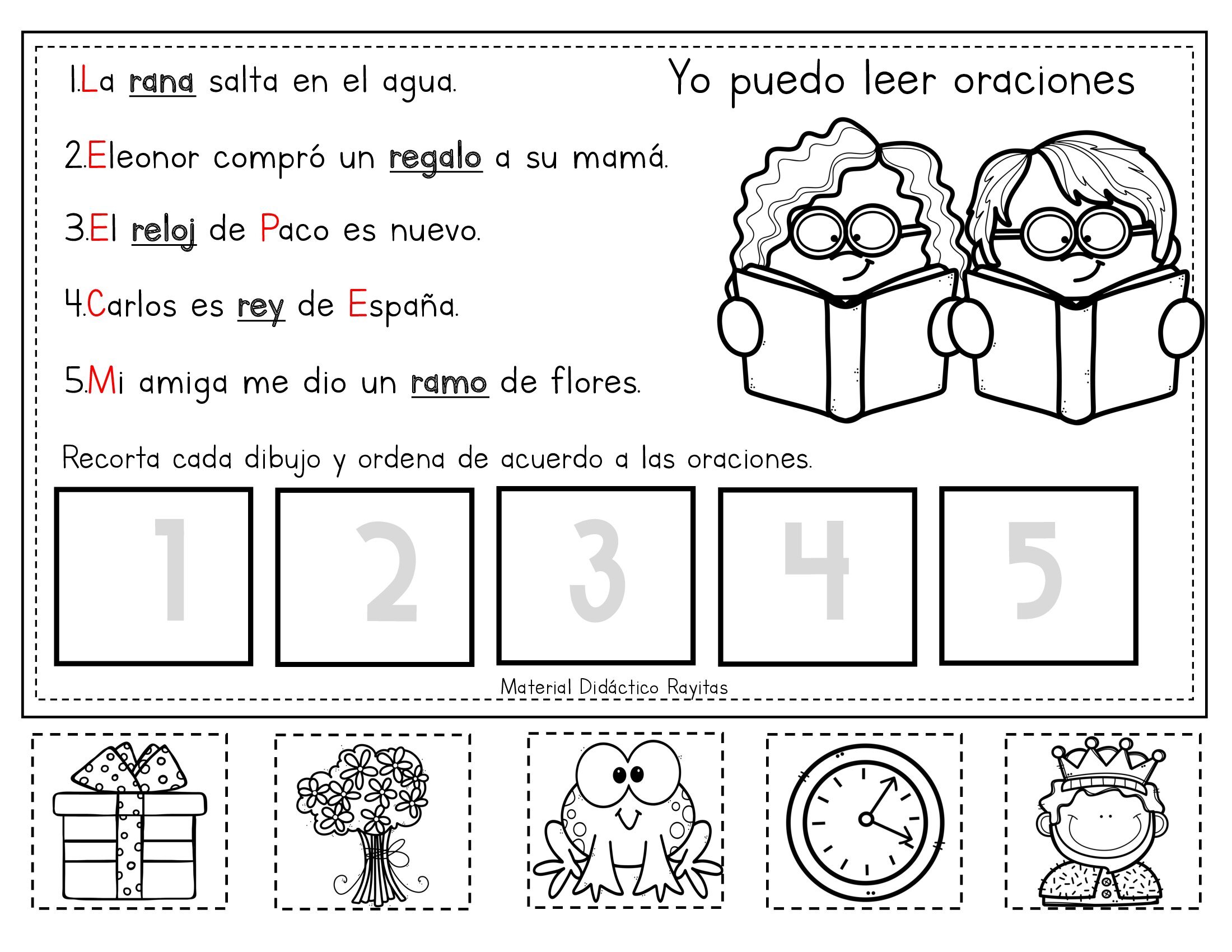YO PUEDO LEER ORACIONES – Imagenes Educativas
