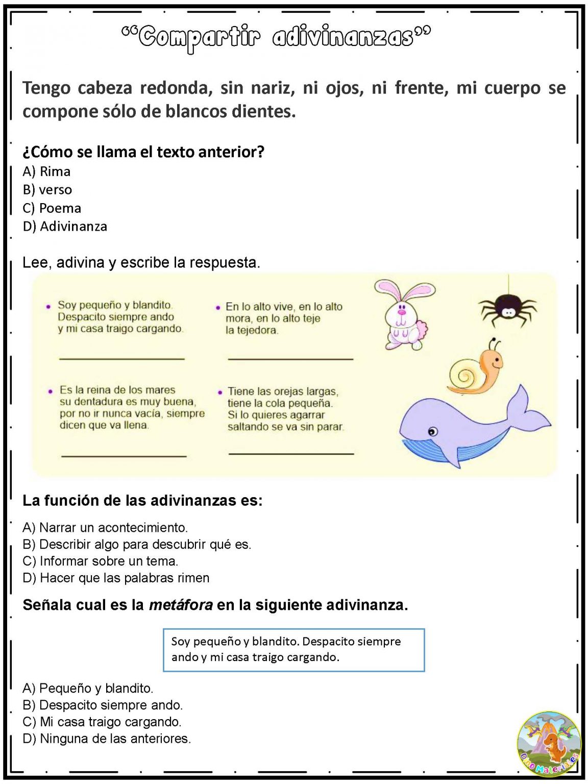 CUADERNO DE REPASO TERCER TRIMESTRE PARA 3º GRADO + DE 100 HOJAS ...