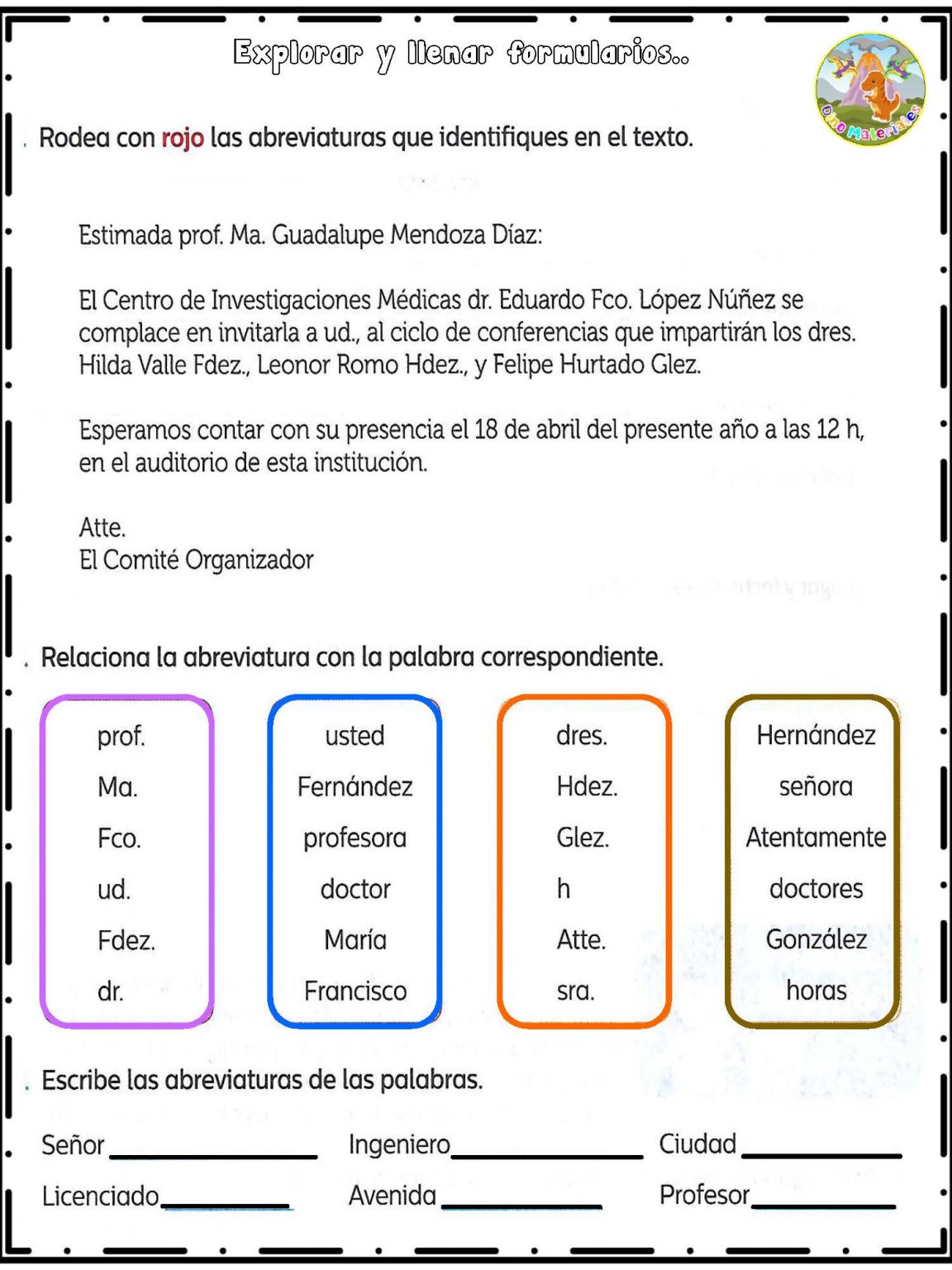 CUADERNO DE REPASO TERCER TRIMESTRE PARA 4º GRADO + DE 100 HOJAS ...