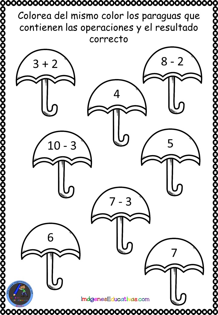 colorear sumas (1) - Imagenes Educativas colorear sumas (1) - Imagenes Educativas