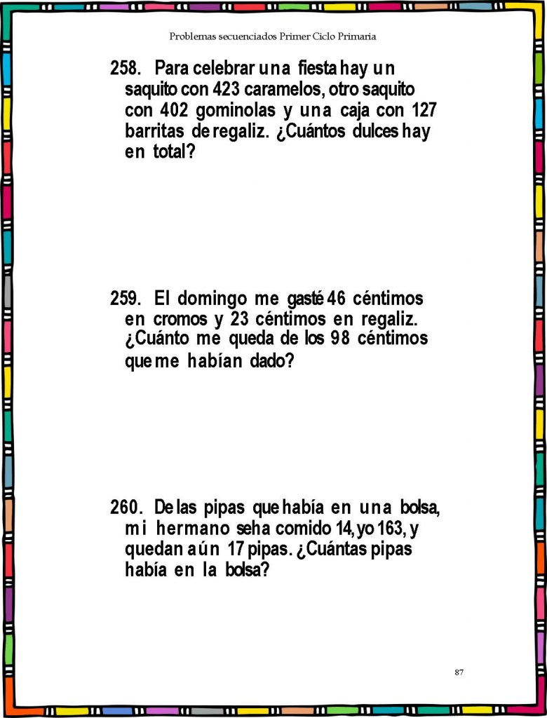 SEGUNDO GRADO CUADERNO DE PROBLEMAS MATEMÁTICOS - Imagenes Educativas