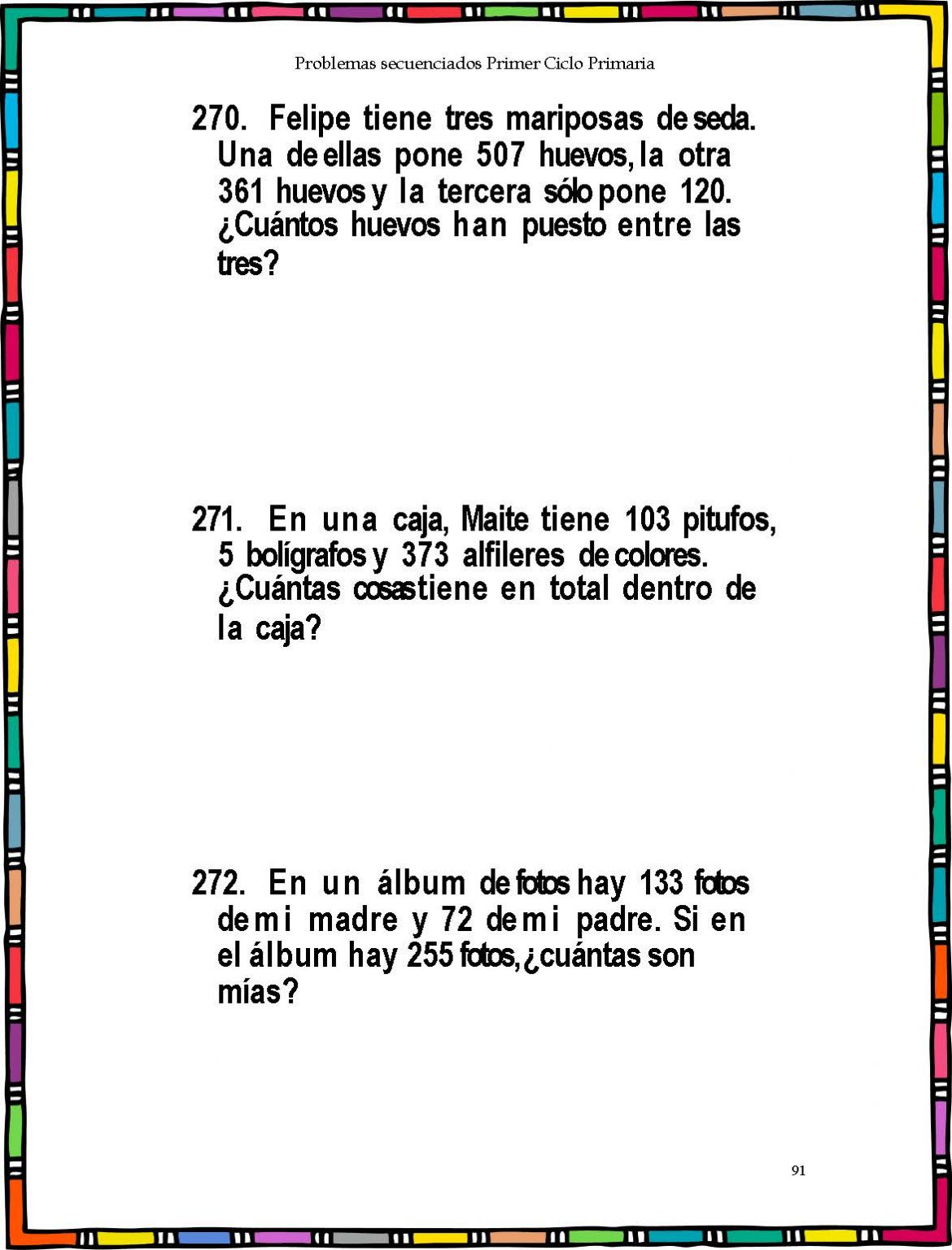 SEGUNDO GRADO CUADERNO DE PROBLEMAS MATEMÁTICOS - Imagenes Educativas