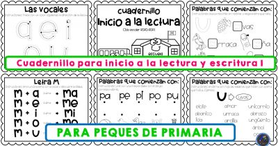 CUADERNILLO PARA INICIO A LA LECTURA Y ESCRITURA 1 - Imagenes Educativas