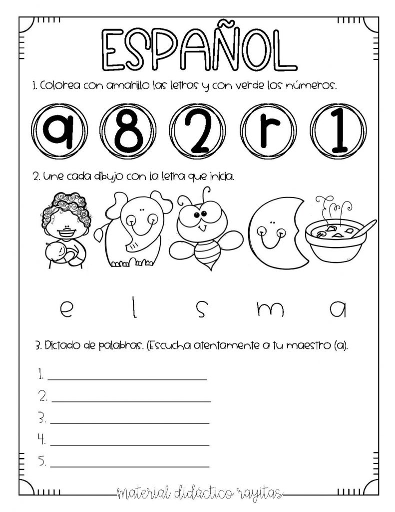 1° EXAMEN DIAGNÓSTICO PRIMARIA - Imagenes Educativas