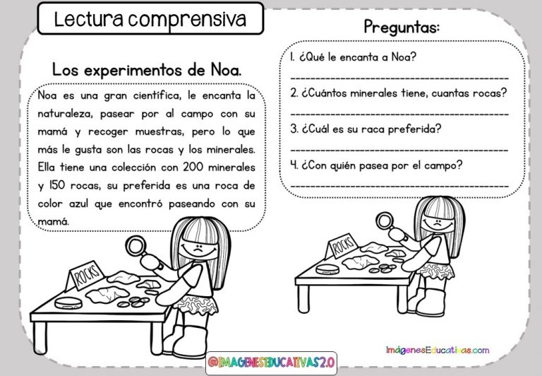 Fichas De Comprensión Lectora Para Niños 8 Imagenes Educativas