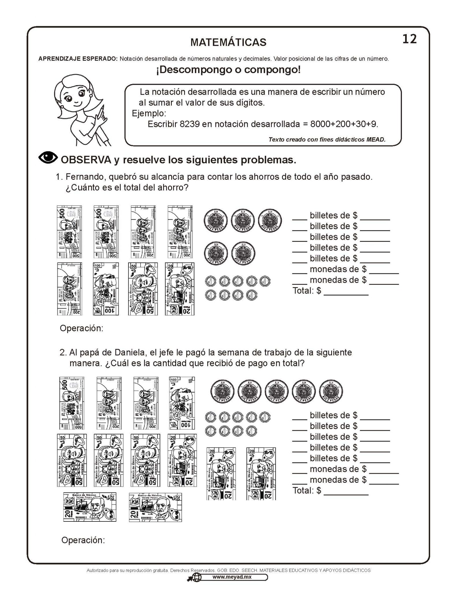 MATERIAL DIDÁCTICO APOYO: SEPTIEMBRE-OCTUBRE-NOVIEMBRE 4º PRIMARIA ...