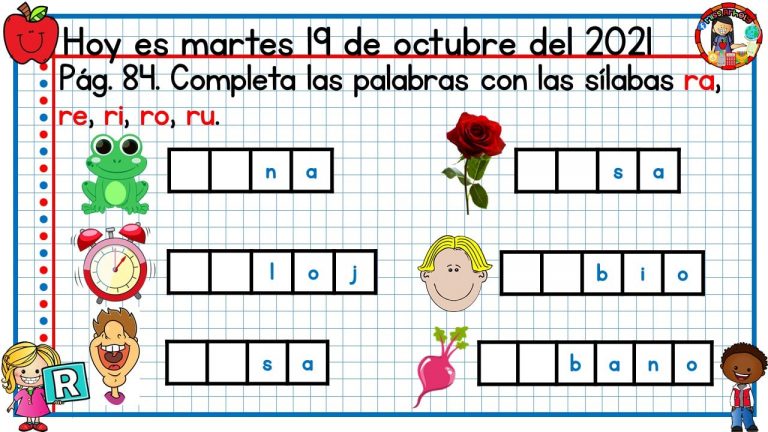 CUADERNO PARA REPASAR SÍLABAS DIRECTAS LETRAS R Y RR SEMANA DEL 18 AL ...