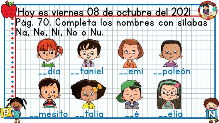 SÍLABAS DIRECTAS P - N (44) - Imagenes Educativas