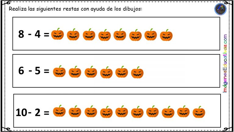 restas Halloween (3) - Imagenes Educativas