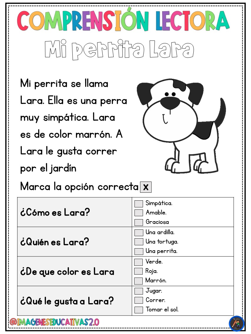 MINI LECTURITAS DE COMPRENSIÓN PARA INFANTIL (2) - Imagenes Educativas MINI LECTURITAS DE COMPRENSIÓN PARA INFANTIL (2) - Imagenes Educativas