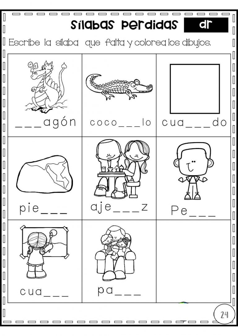 CUADERNO DE SÍLABAS TRABADAS PARA LECTOESCRITURA - Imagenes Educativas