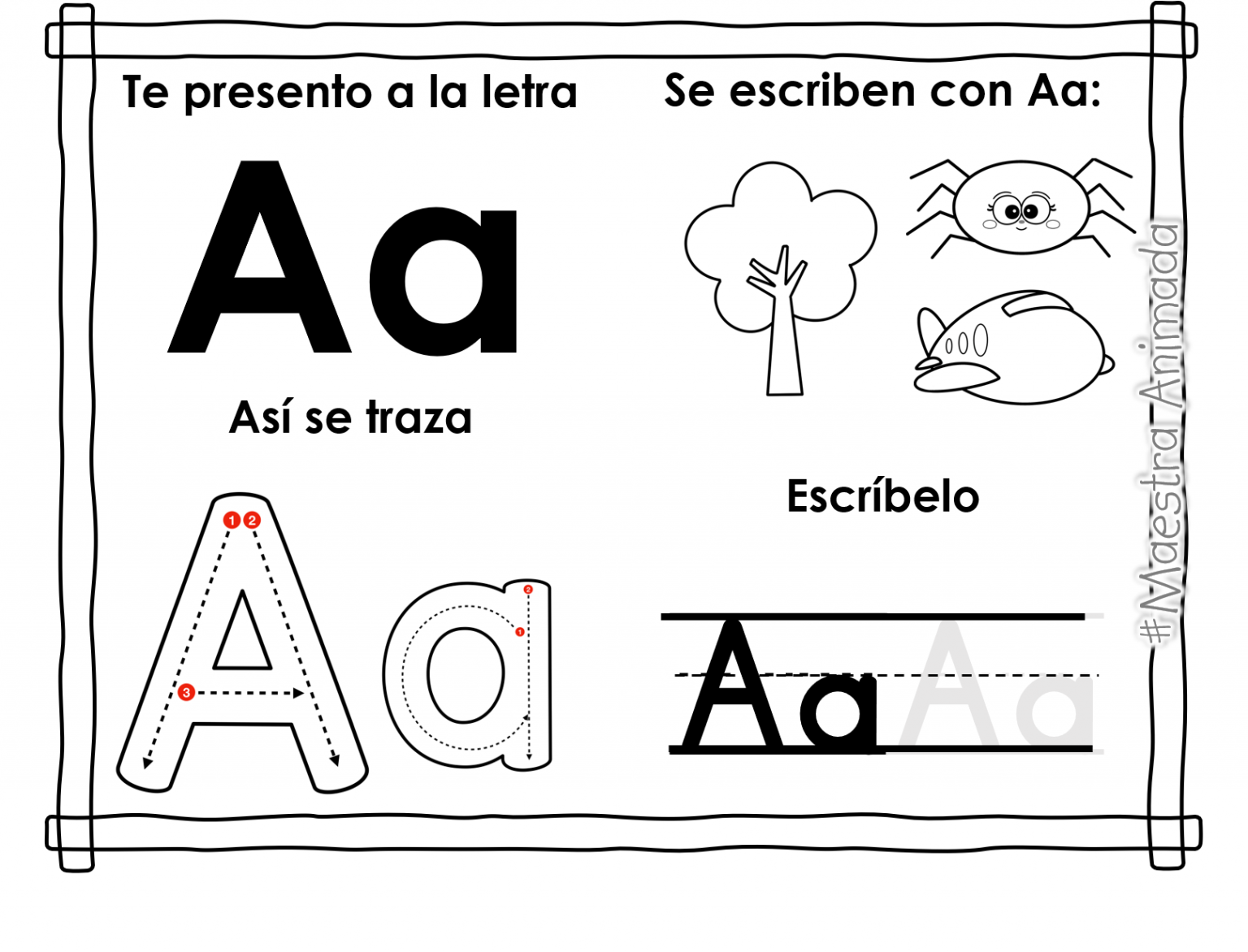 MI PRIMER LIBRO DE LETRAS PARA APRENDER A ESCRIBIR - Imagenes Educativas