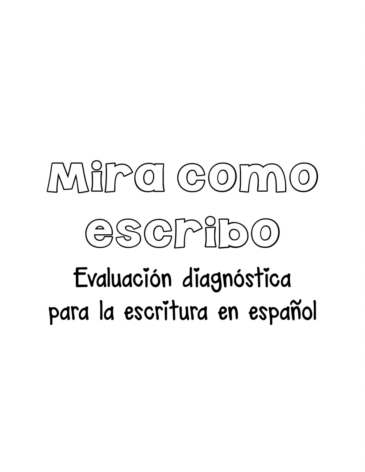 MIRA COMO ESCRIBO MIRA COMO LEO - Imagenes Educativas
