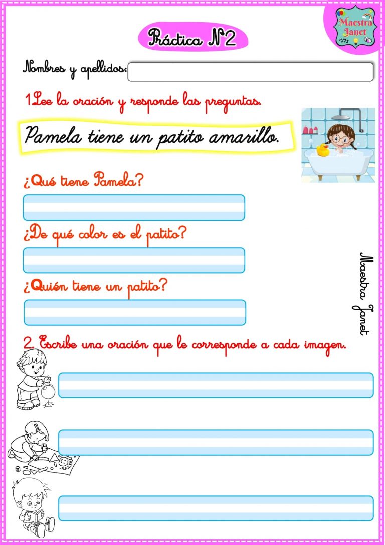 FICHAS PARA REFORZAR LA LECTURA EN LOS ESTUDIANTES DE 1° Y 2° GRADO ...