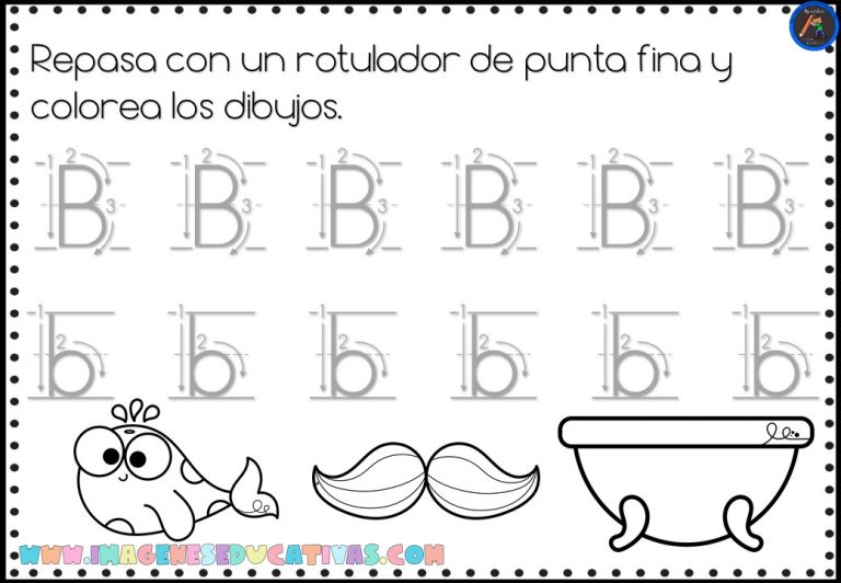 LEO Y ESCRIBO LA LETRA B CUADERNO DE LECTOESCRITURA 25 PÁGINAS ...