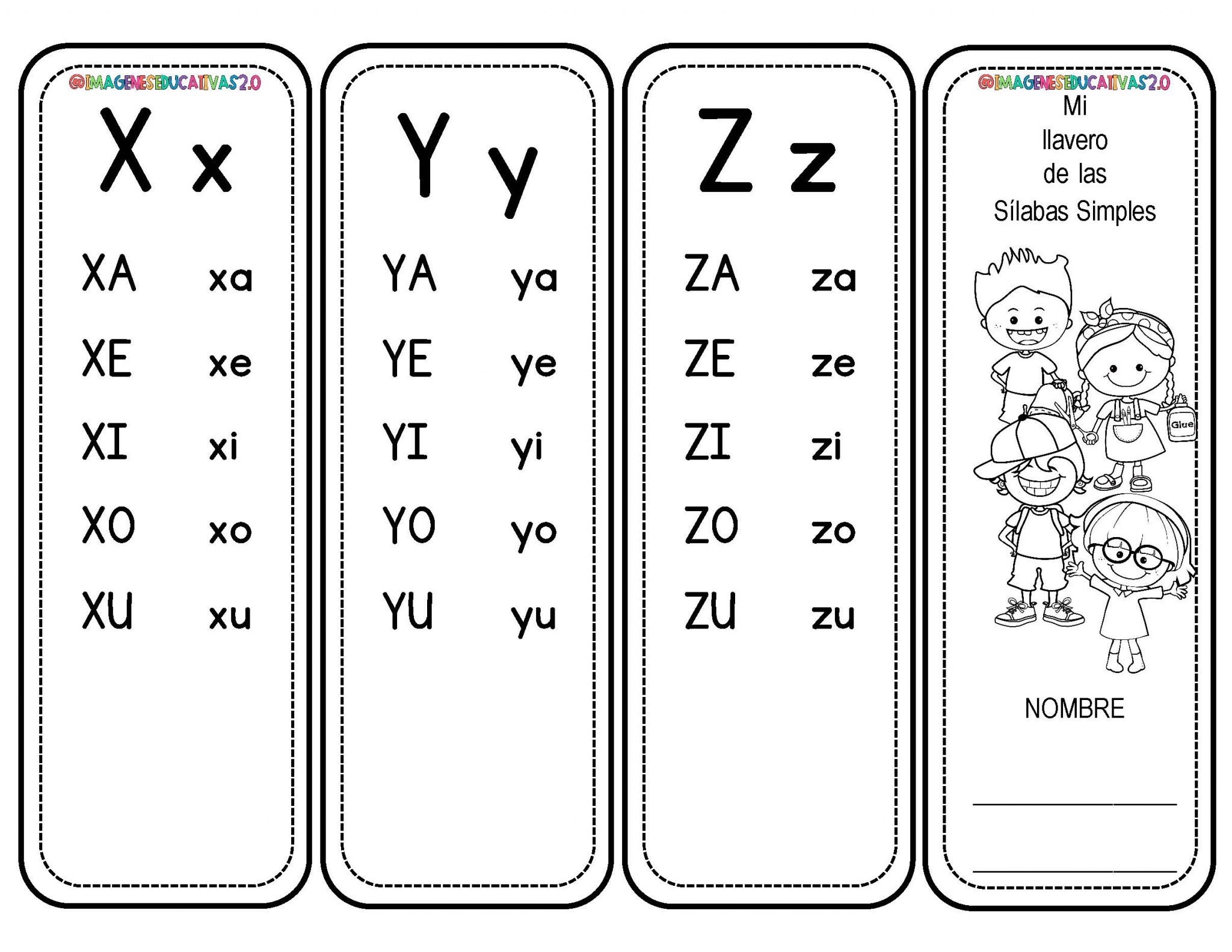 MI LLAVERO DE SÍLABAS - Imagenes Educativas