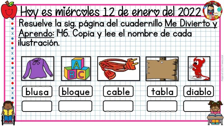 CUADERNO PARA REPASAR LAS SÍLABAS TRABADAS BR - BL - Imagenes Educativas