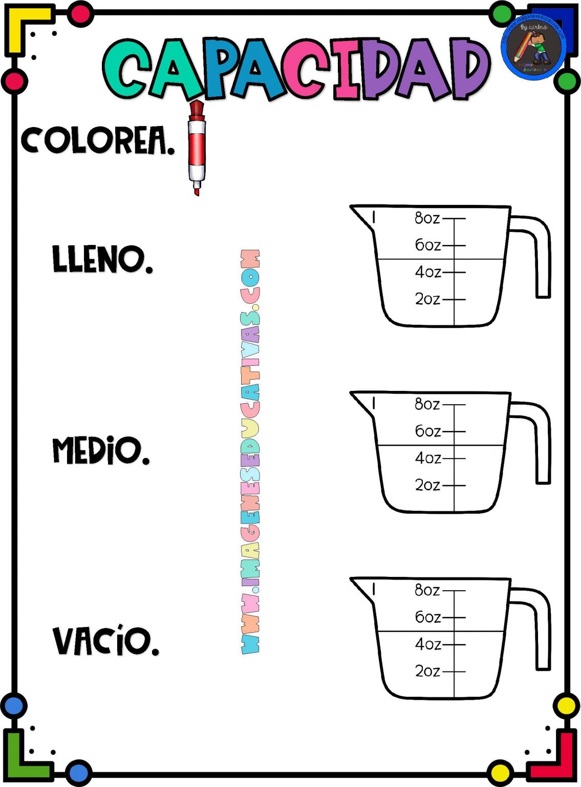 VAMOS A MEDIR CUADERNO DE MEDIDAS - Imagenes Educativas