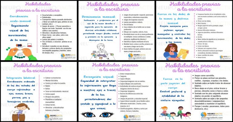 HABILIDADES PREVIAS A LA ESCRITURA - Imagenes Educativas