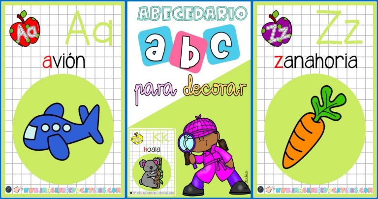 ABECEDARIO PARA TU CLASE O SALÓN EN TONOS PASTEL COLOR VERDE - Imagenes ...