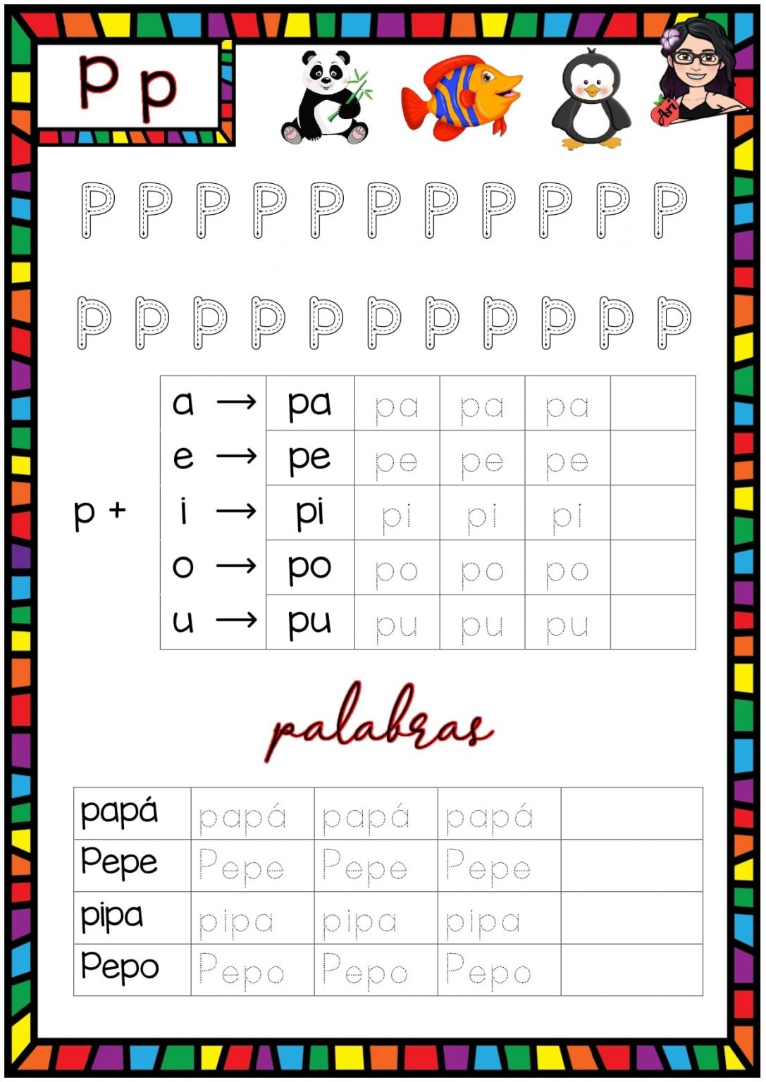 CUADERNO DE CALIGRAFÍA Y LECTURA - Imagenes Educativas
