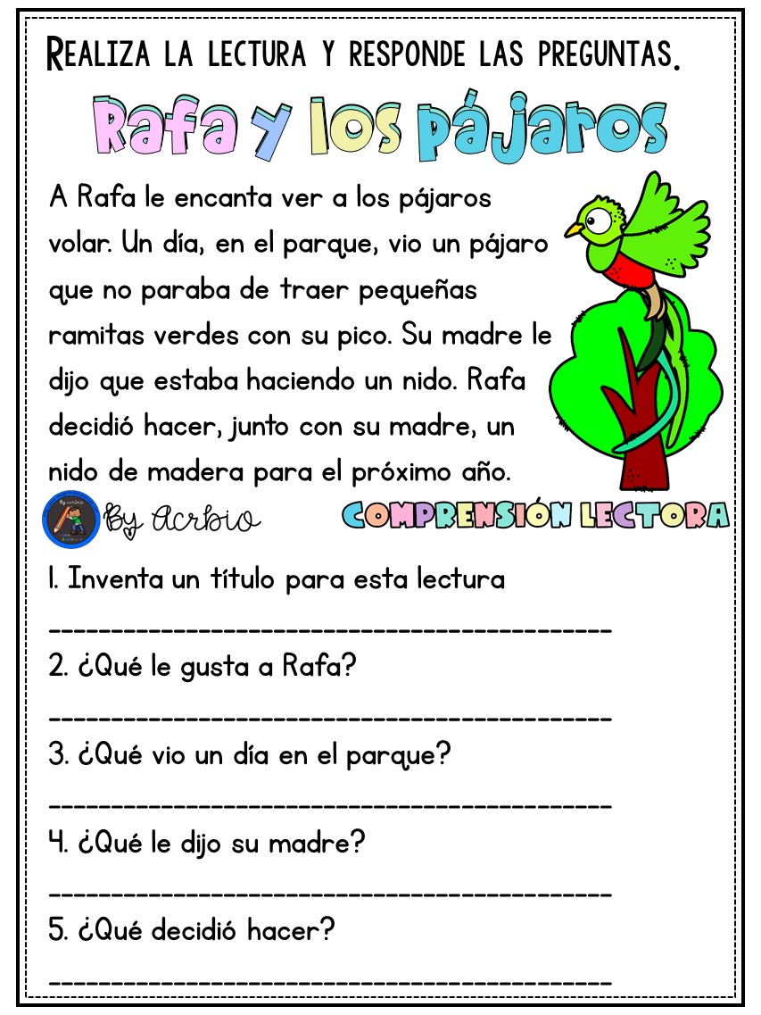 101 Ejercicios Para Mejorar Y Practicar La Comprensión Lectora