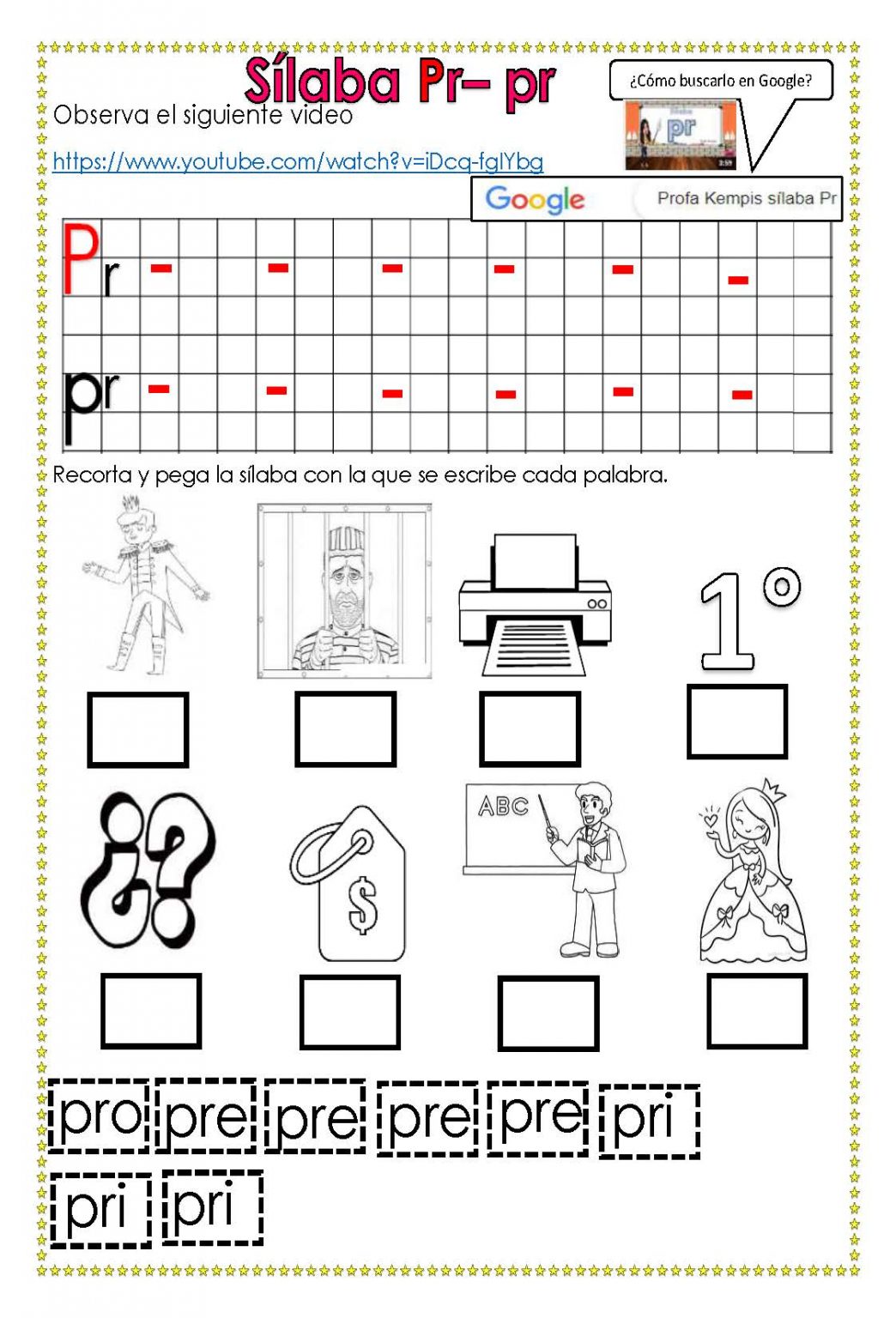 MI LIBRITO DE SÍLABAS TRABADAS - Imagenes Educativas