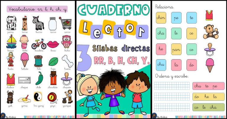 CUADERNO DE LECTOESCRITURA SÍLABAS DIRECTAS rr, b, h, ch, y. - Imagenes ...