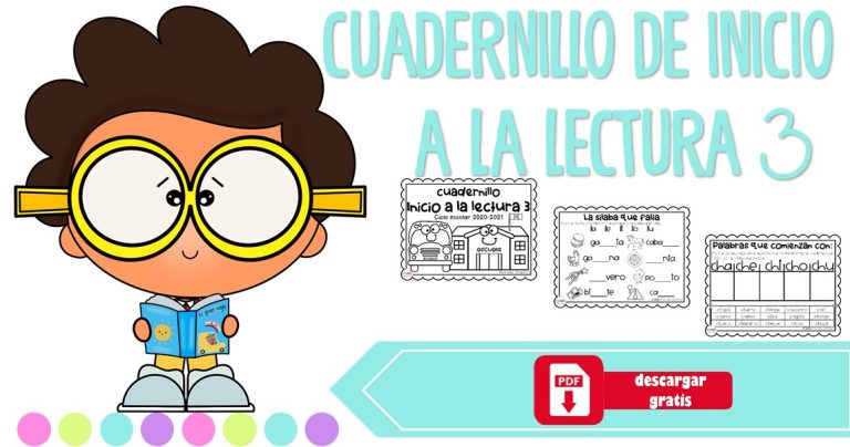 CUADERNILLO DE INCIO A LA LECTURA 3 - Imagenes Educativas