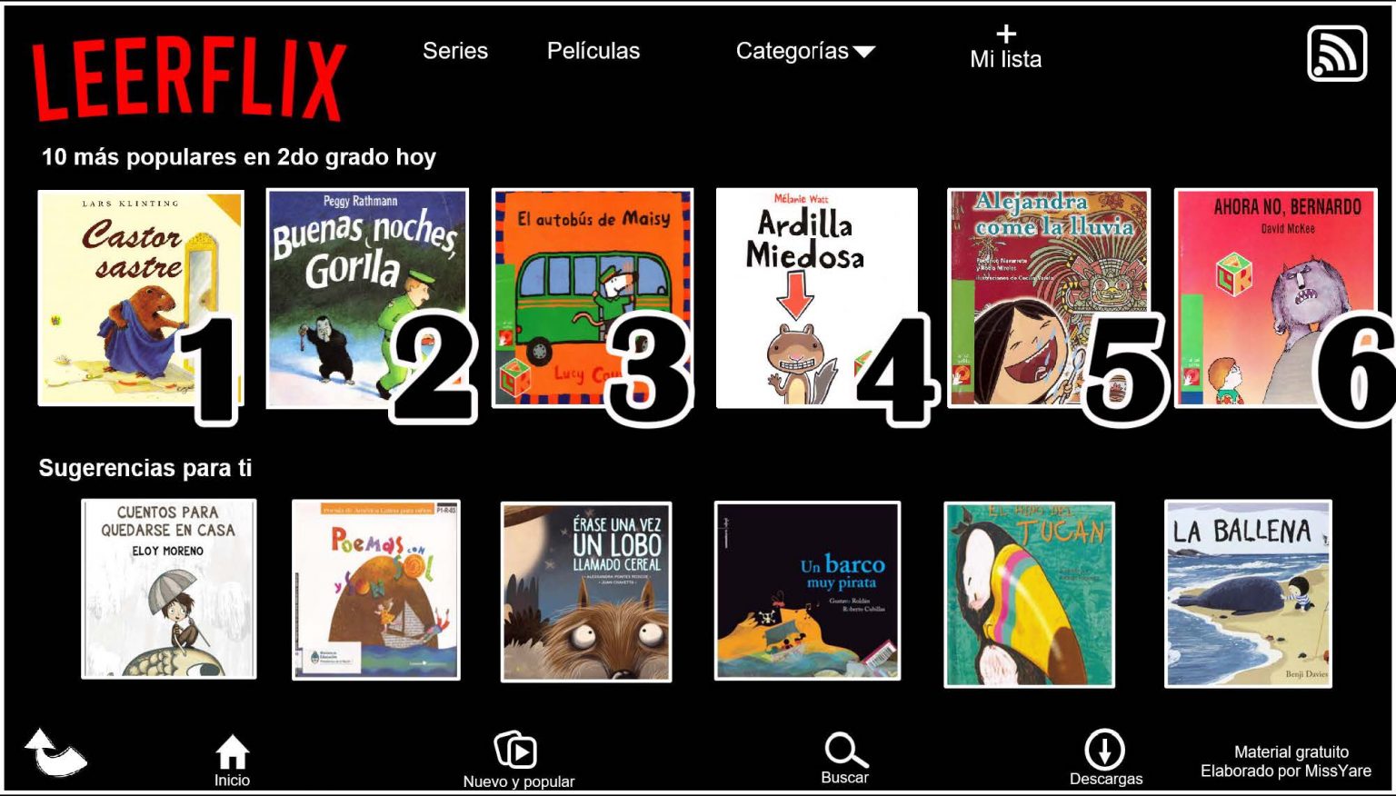 LEERFLIX ESTRATEGIA LECTORA PARA PRIMARIA - Imagenes Educativas