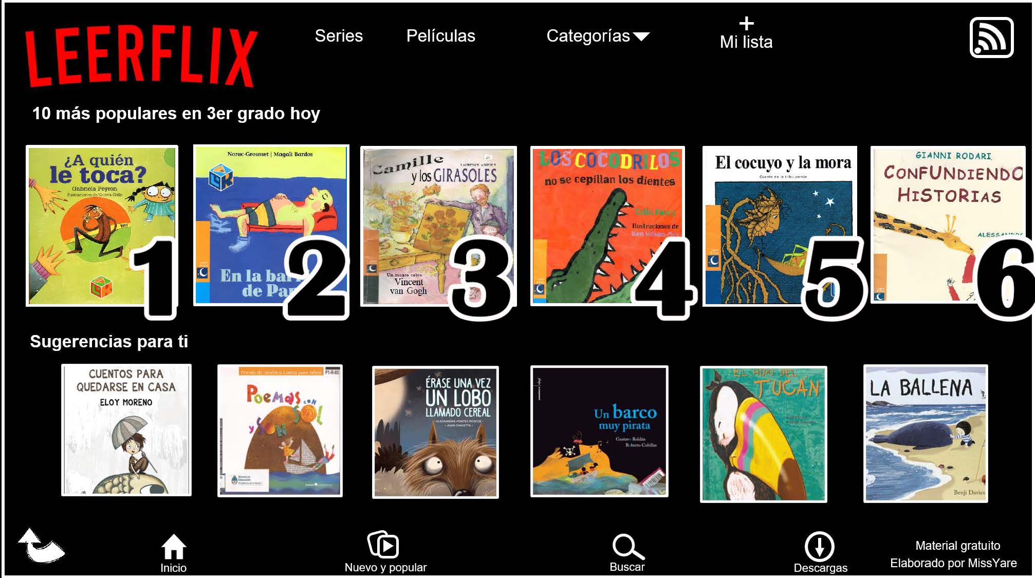 LEERFLIX ESTRATEGIA LECTORA PARA PRIMARIA - Imagenes Educativas