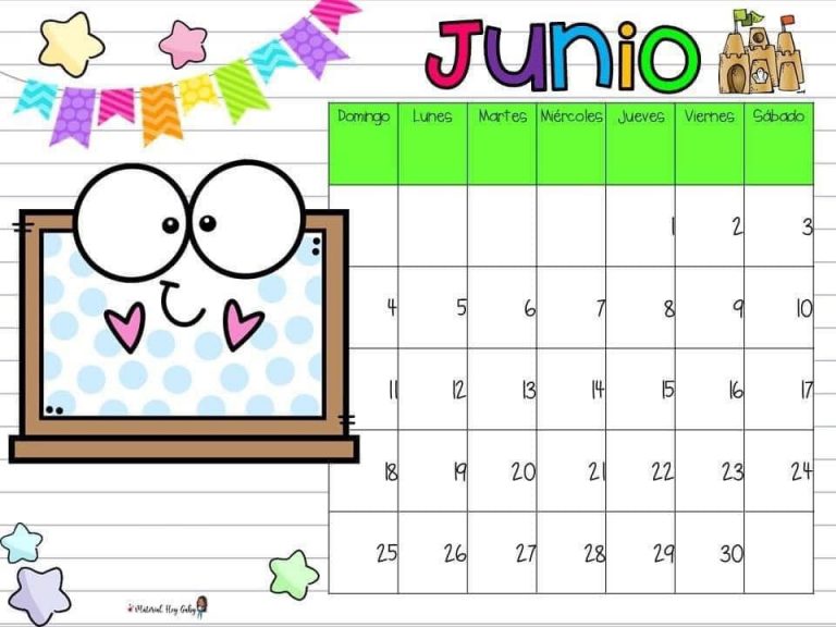 CALENDARIO ESCOLAR 2022-2023 PARA ANOTAR Y RELLENAR - Imagenes Educativas