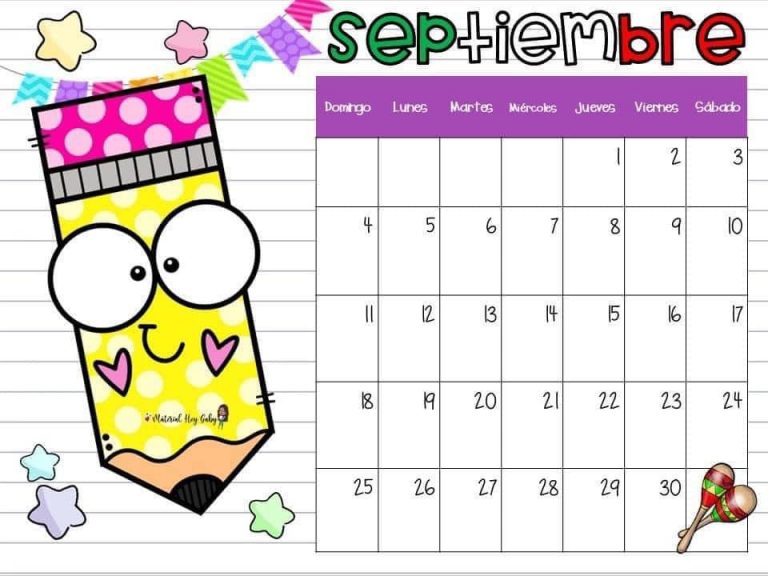 CALENDARIO ESCOLAR 2022-2023 PARA ANOTAR Y RELLENAR - Imagenes Educativas