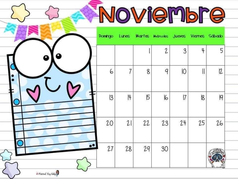 CALENDARIO ESCOLAR 2022-2023 PARA ANOTAR Y RELLENAR - Imagenes Educativas