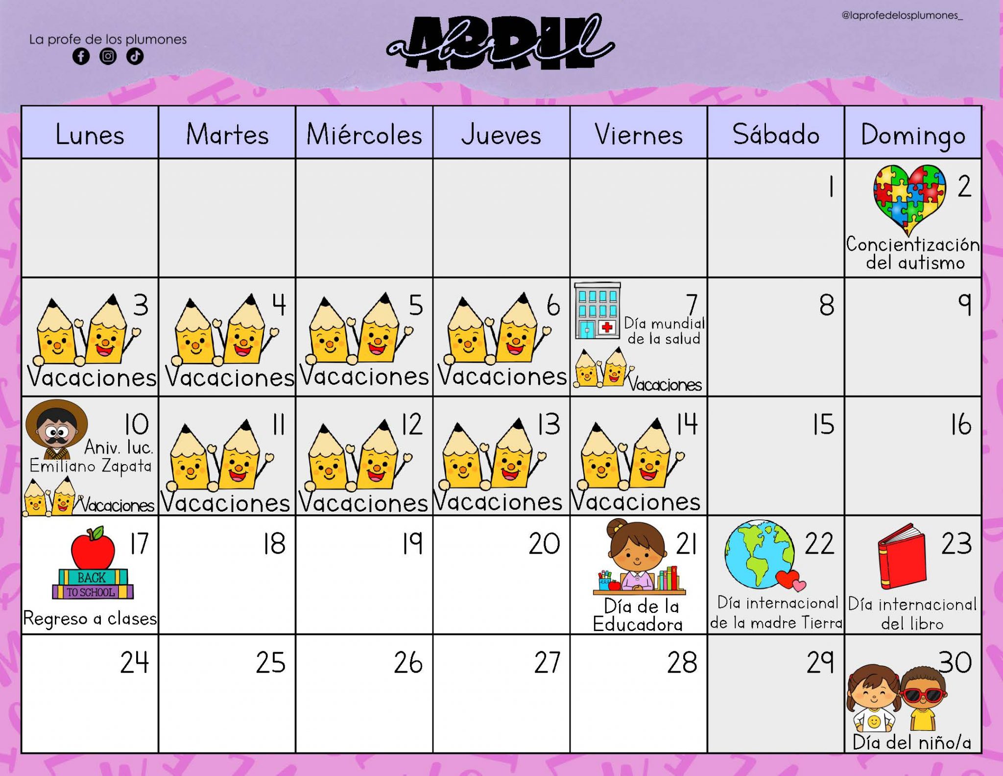 CALENDARIO ESCOLAR 2022-2023 CON FECHAS CLAVE Y PEGATINAS RECORTABLES ...
