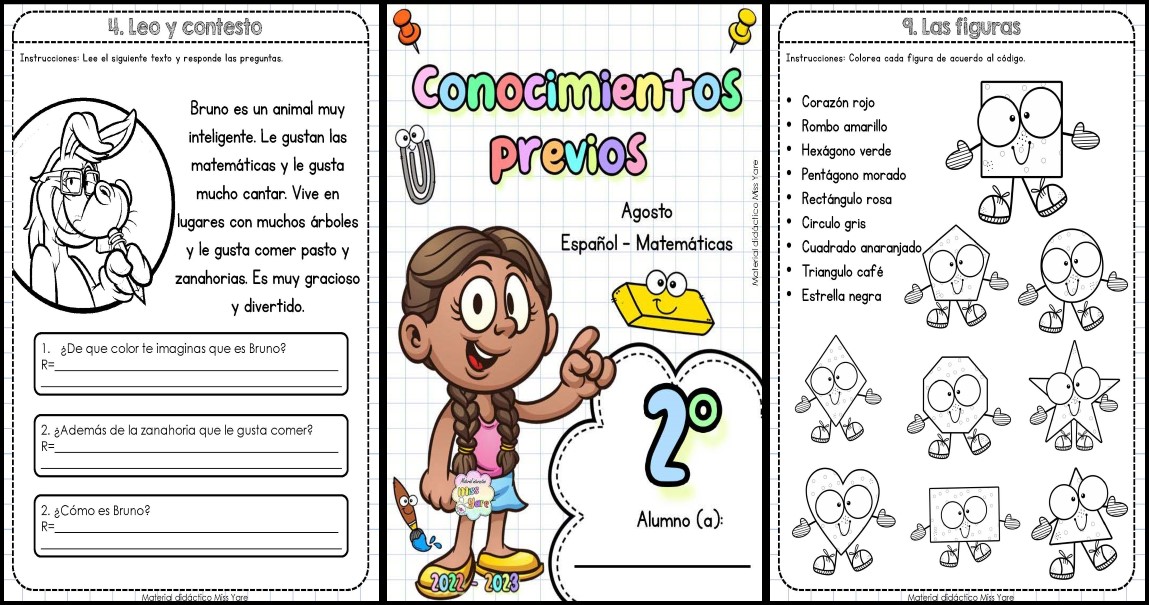 Cuadernillo De Repaso Segundo Grado