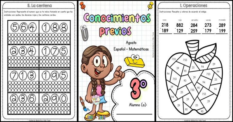 CUADERNO DE REPASO CONOCIMIENTOS PREVIOS PARA TERCER GRADO - Imagenes ...