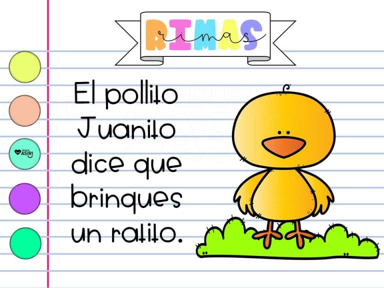 RIMAS CON MOVIMIENTO - Imagenes Educativas