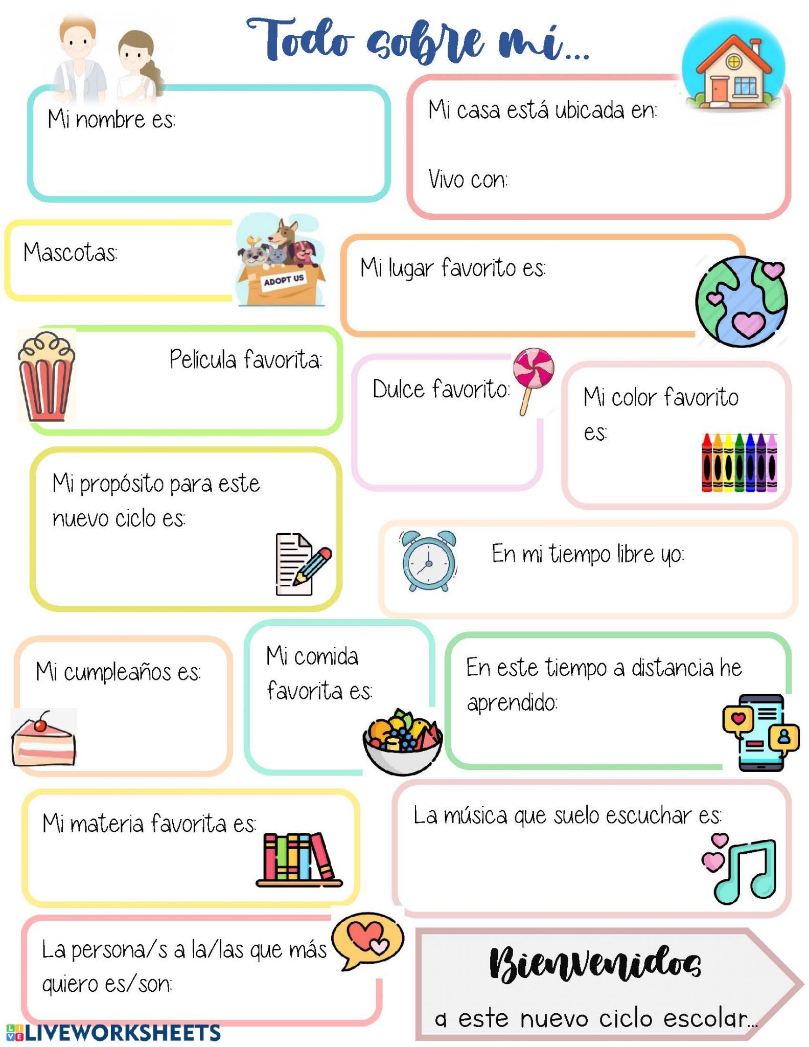 TODO SOBRE MI ACTIVIDAD PARA PRESENTARSE EL PRIMER DÍA DE CLASE ...