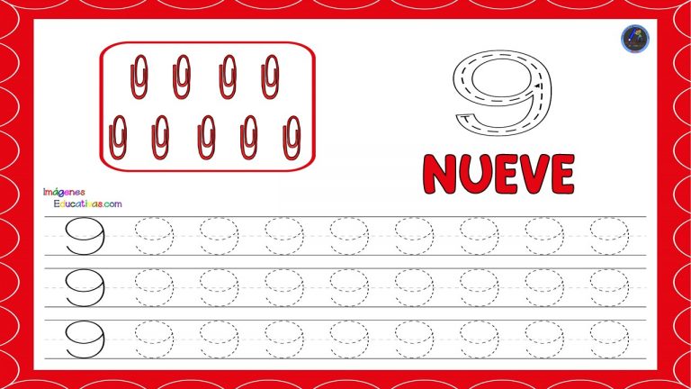 FICHAS PARA APRENDER EL TRAZO DE LOS NÚMEROS 1-10 - Imagenes Educativas