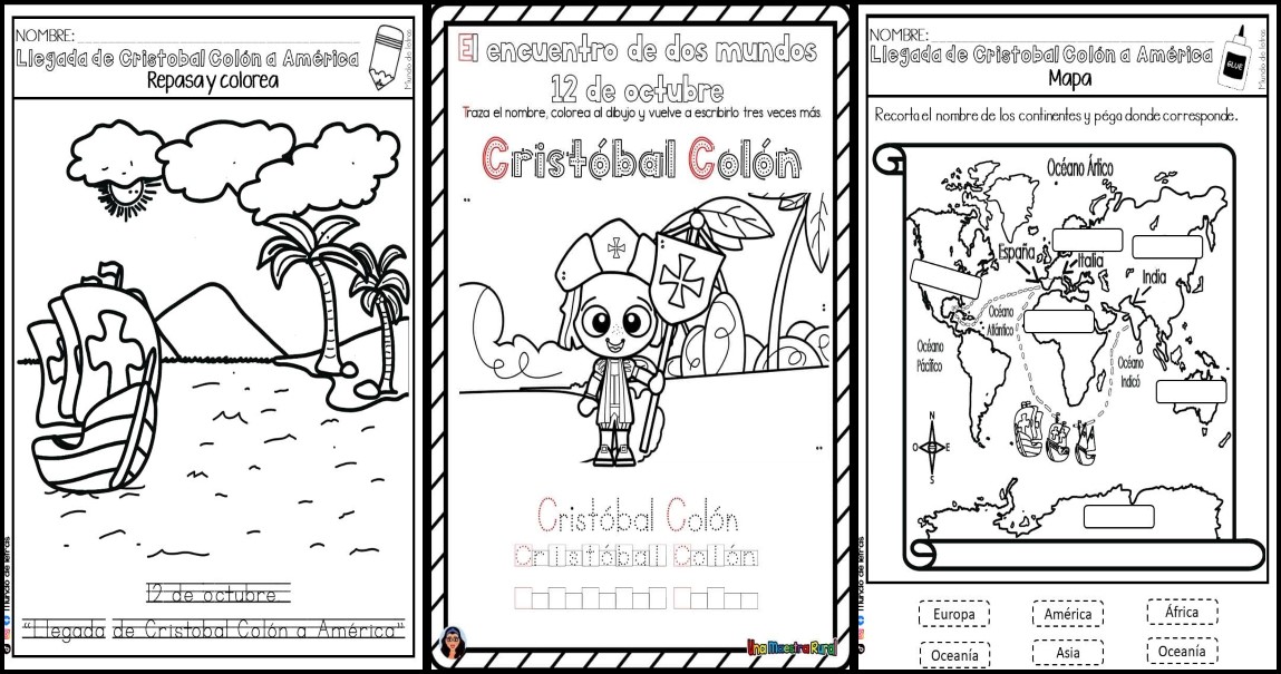 12 DE OCTUBRE UN ENCUENTRO ENTRE DOS MUNDOS ACTIVIDADES PARA PRIMARIA ... 12 DE OCTUBRE UN ENCUENTRO ENTRE DOS MUNDOS ACTIVIDADES PARA PRIMARIA ...