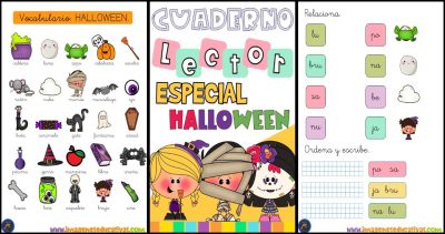 CUADERNO DE LECTOESCRITURA ESPECIAL HALLOWEEN - Imagenes Educativas