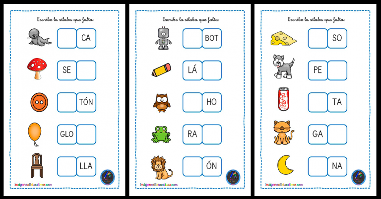 ESCRIBIR PALABRAS BISÍLABAS - Imagenes Educativas