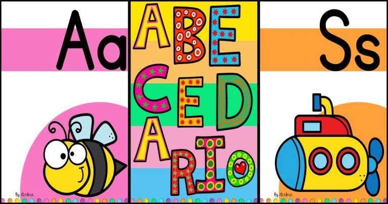 ABECEDARIO PARA DECORAR LA CLASE DE INFANTIL Y PREESCOLAR - Imagenes ...